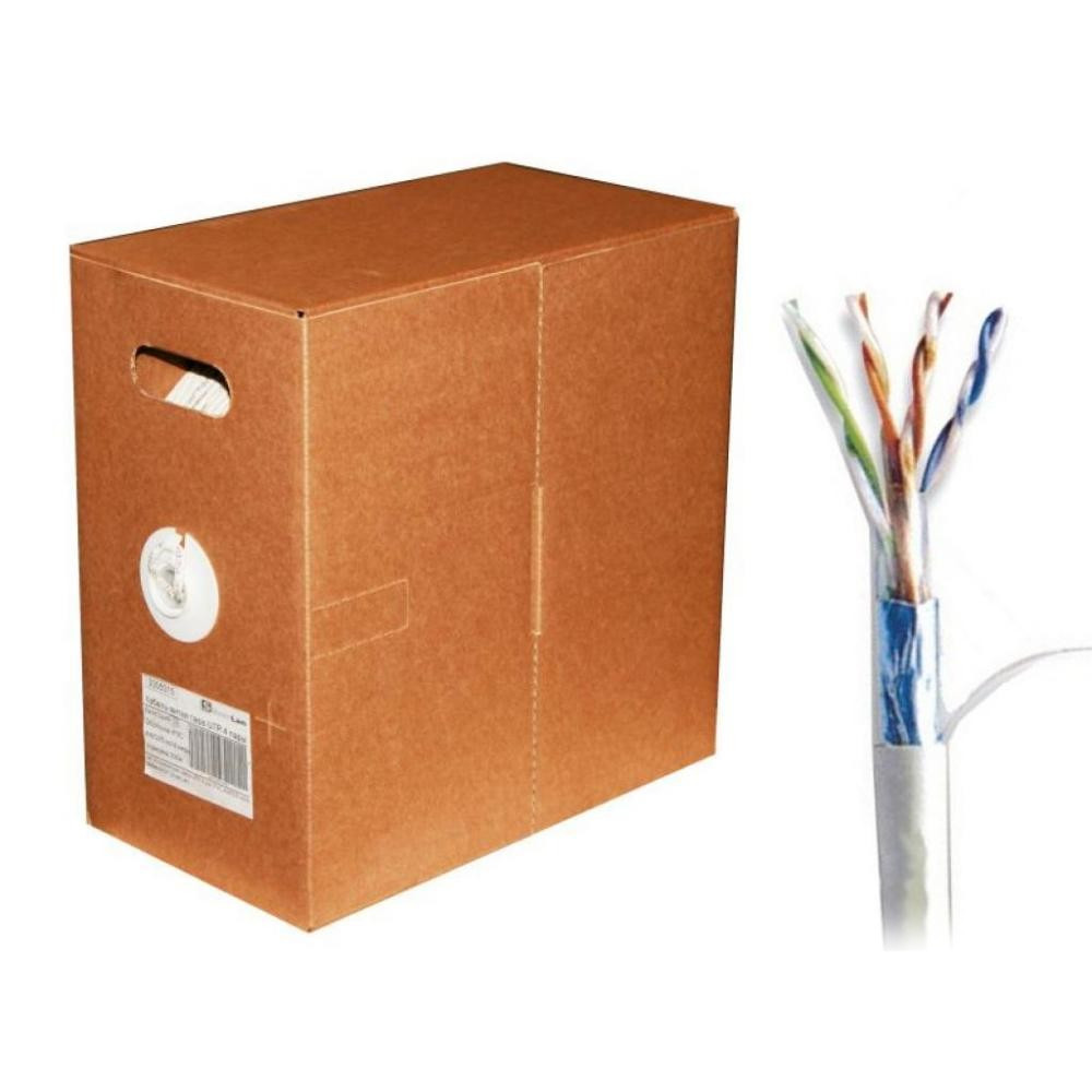 Кабель вита пара Atcom Premium 3802 Ftp 305м 0 5мм Cat 5e Cu